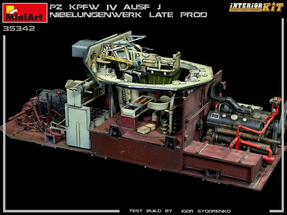 MiniArt 1:35 Pz.Kpfw.IV Ausf.J Nibelungenwerk Late (Interior Kit) 35342