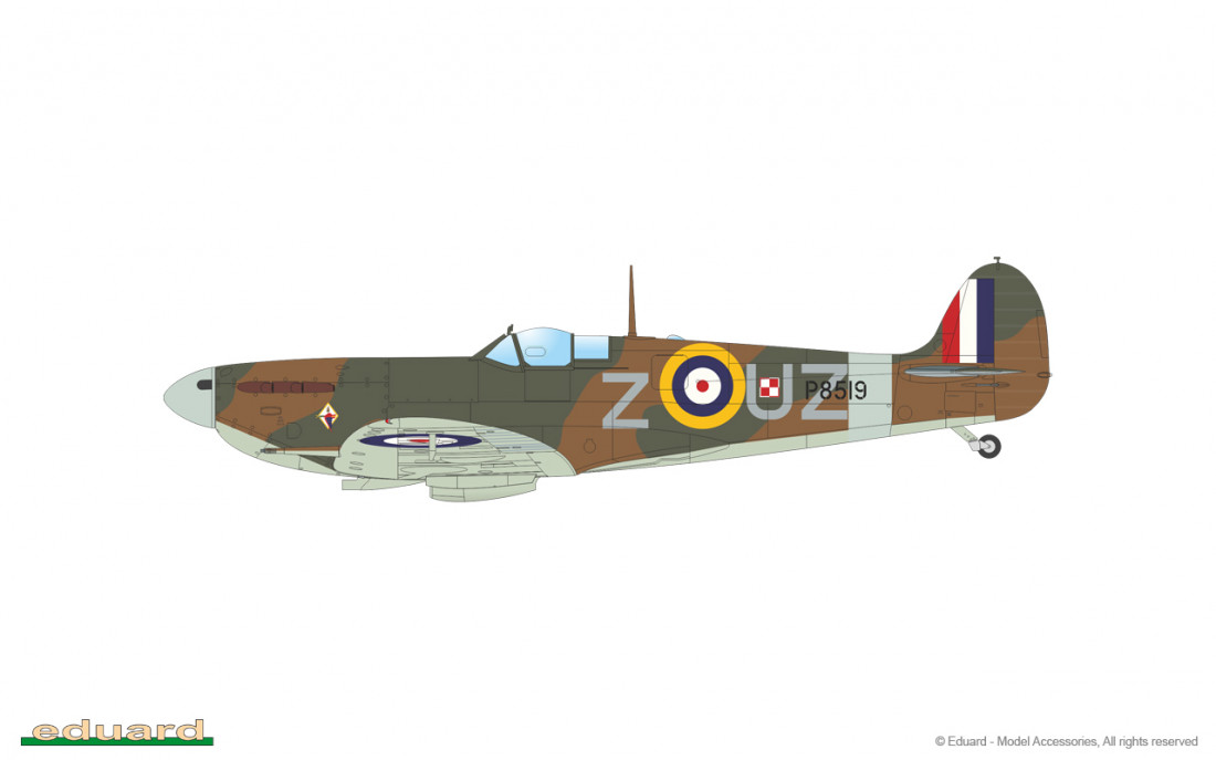 Eduard 1:48 Supermarine Spitfire Mk.IIb (ProfiPACK edition) 82154