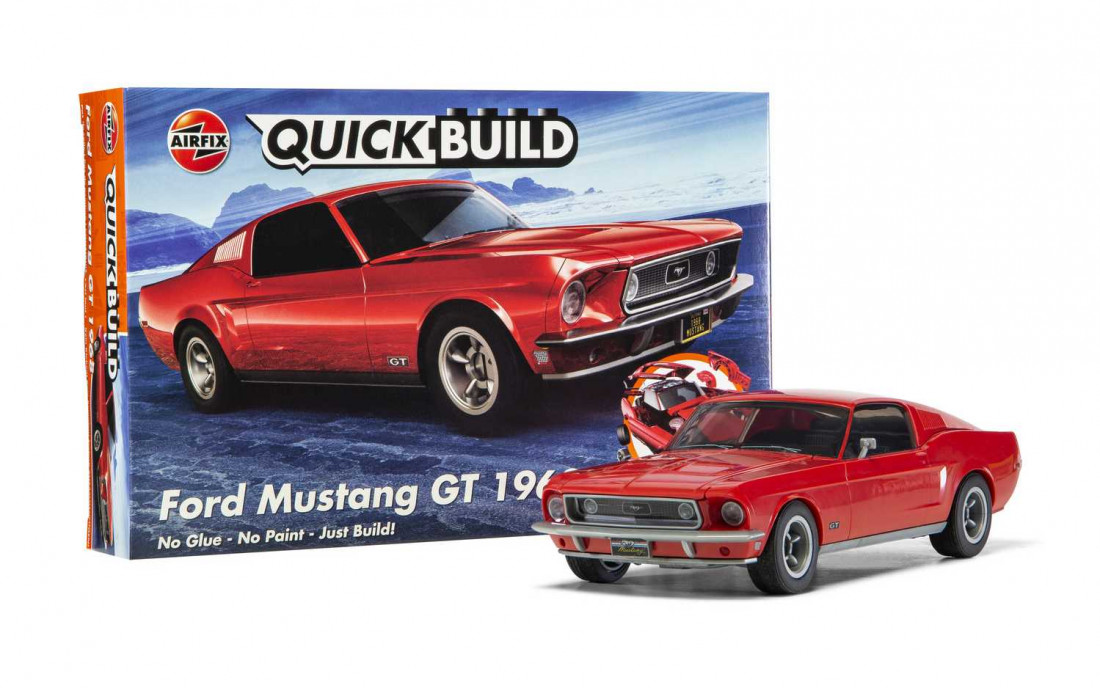 Airfix QUICK BUILD Ford Mustang GT 1968 J6035