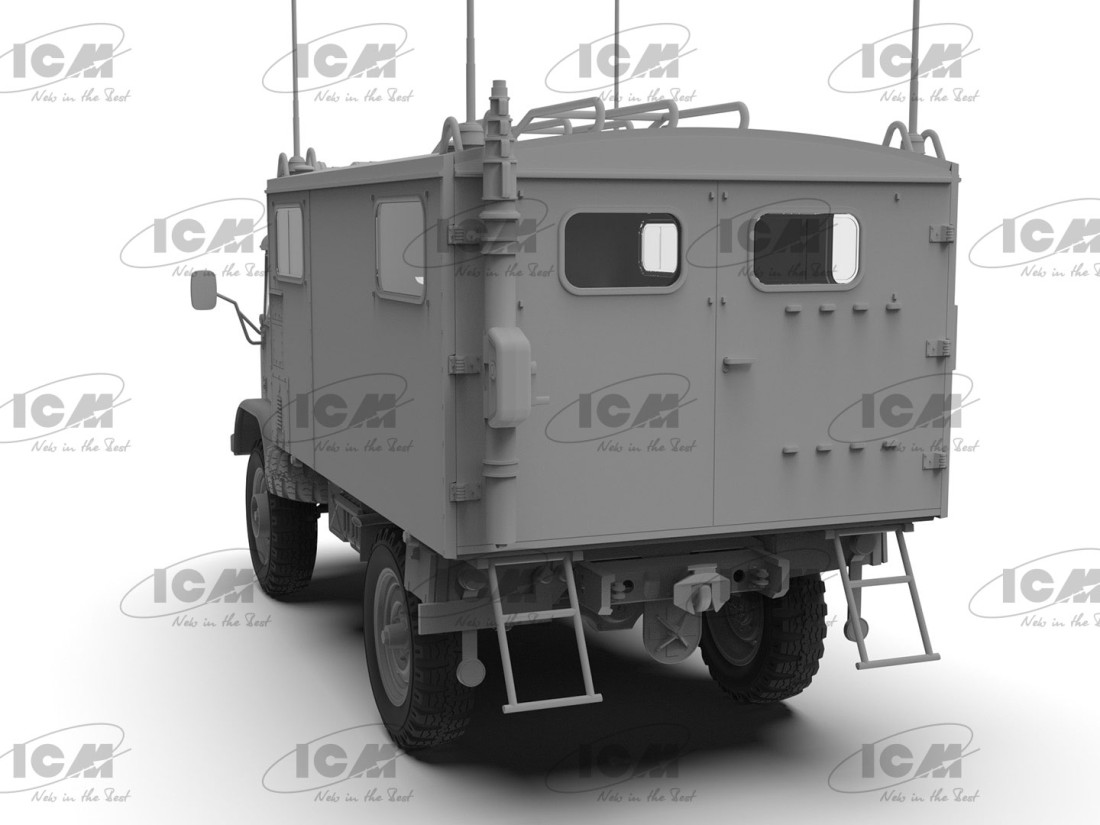 ICM 1:35 Unimog S404 German Military Radio Truck 35137